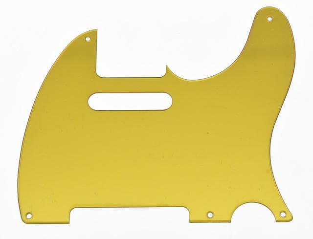 Telecaster Pickguard - Gold mirror | Reverb