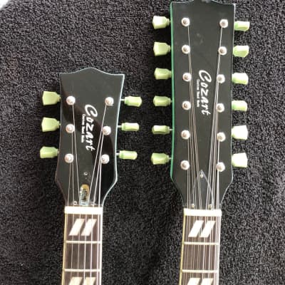 Cozart Double Neck 6/12 Left Handed Lefty Guitar w/HSC | Reverb