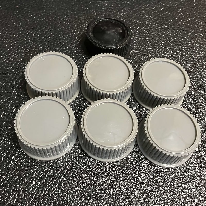 Vintage Lot of 7 Large Knobs Effects Synth Projects 70's | Reverb