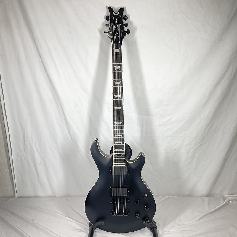 Dean Icon Baritone Black Satin Electric Guitar | Reverb