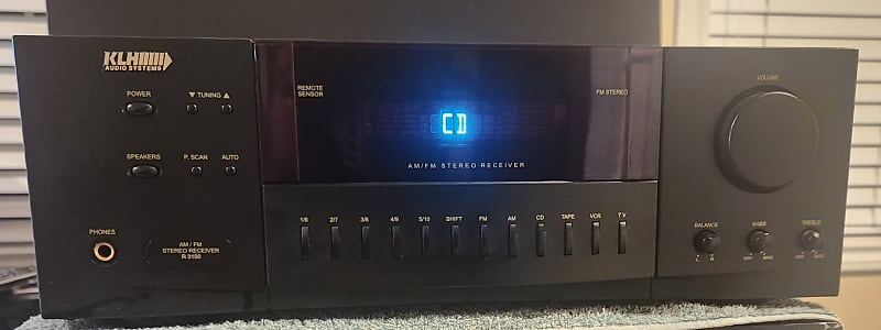KLH KLH Audio Systems R3100 AM/FM Stereo Receiver 90s | Reverb