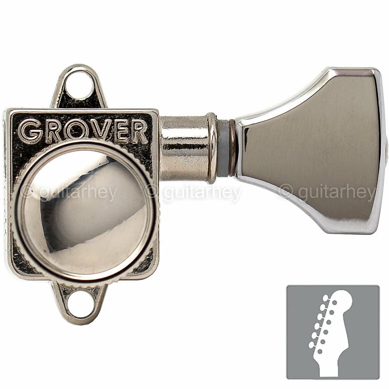 NEW Grover 505F Rotomatic Locking Tuners Vintage 6 In-line HS | Reverb