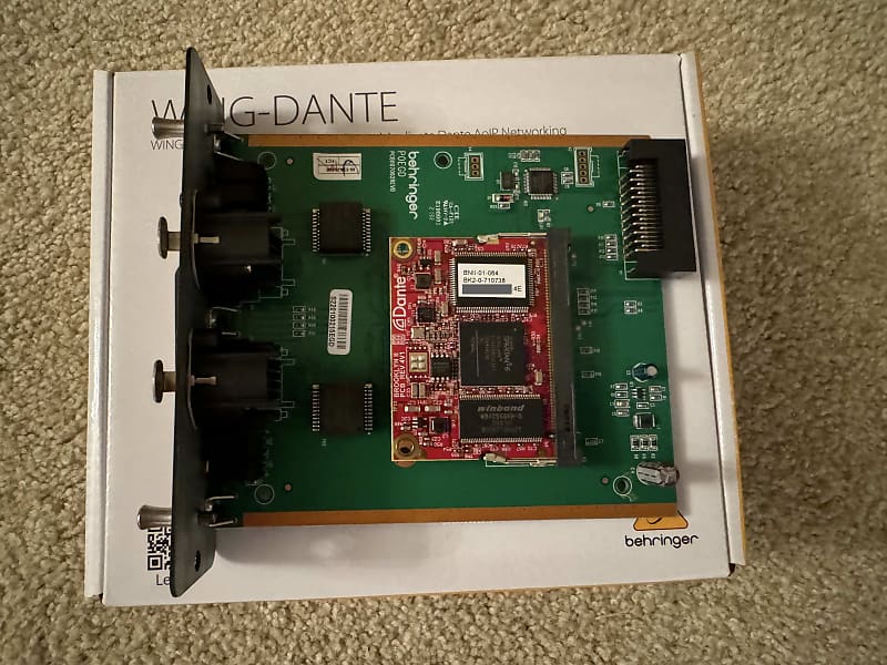 Behringer WING-DANTE 64x64 Dante Expansion Slot Card | Reverb