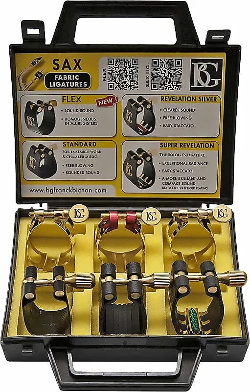 BG DCLSA Ligature Display Kit for Alto Saxophone (6 | Reverb