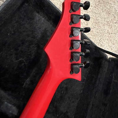 1987 BC Rich Warlock Platinum series Red with ohsc | Reverb