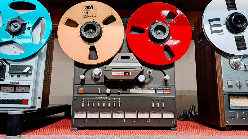 Tascam 38 Reel to Reel Tape Deck Recorder Pro Serviced | Reverb
