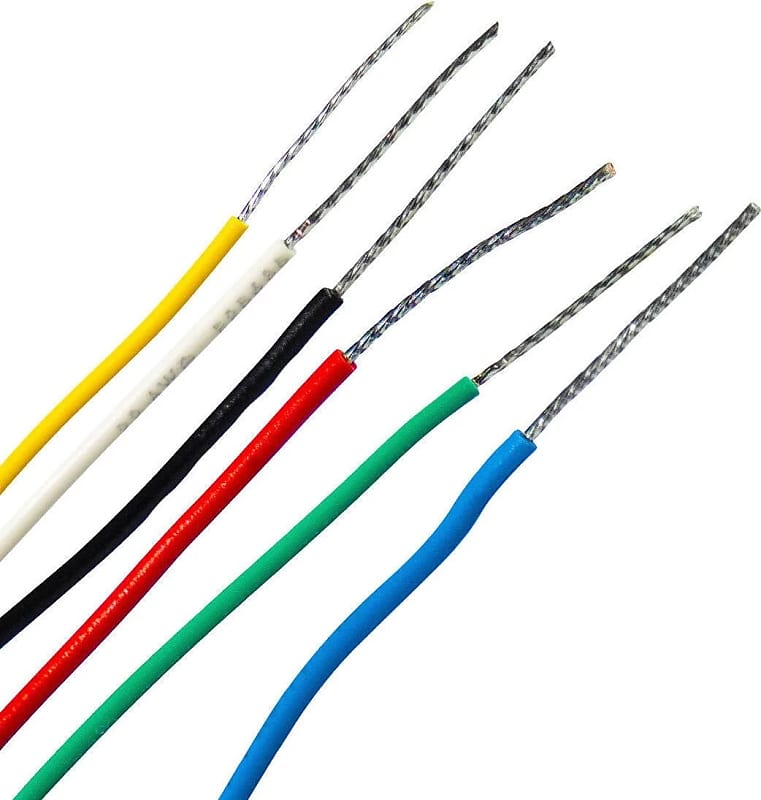 22-Ga Topcoat PVC Coated WireWire Color : White | Reverb
