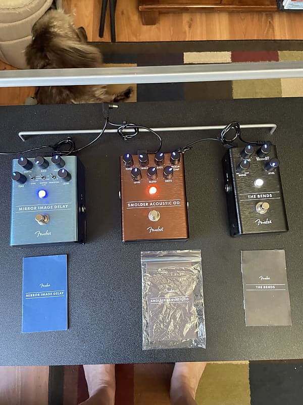 Fender The Bends, Smolder Acoustic OD, Mirror Image Delay | Reverb