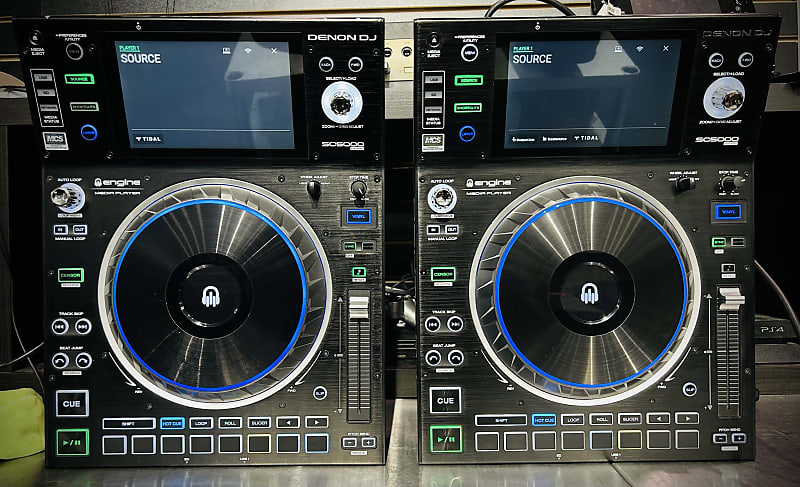 Denon SC5000 Prime Professional DJ Media Players with 7'' | Reverb