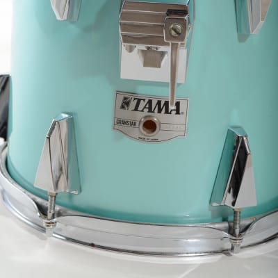Vintage 1980s Tama Granstar Nile Blue Birch Mounted 10"-Inch | Reverb