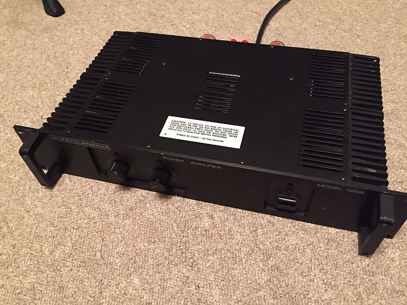 Altec Lansing 1268 Rackmount Stereo Power Amplifier 60W x2 | Reverb