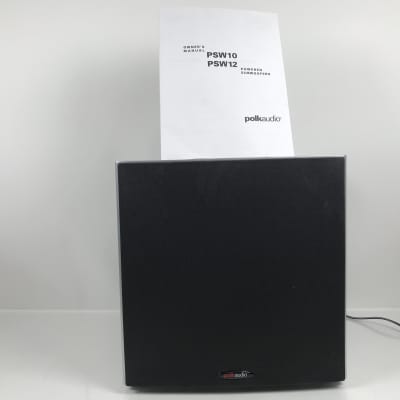(Black) Polk Audio PSW10 Powered Subwoofer 10 Inch Woofer | Reverb UK