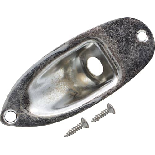 Jack Plate - Gotoh, Relic, Aged Chrome | Reverb