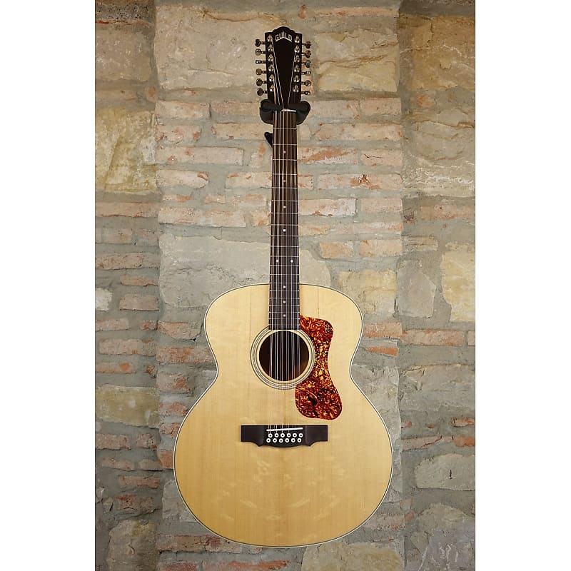 GUILD F-2512E Maple 12 StringNAT Blonde Satin - Jumbo 12 | Reverb