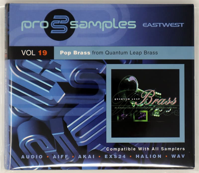 East West Pro Samples Vol.19 Pop Brass Sample Library/Sound | Reverb