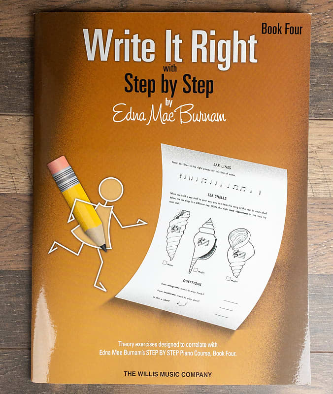 Write it Right with Step by Step Book – Bk. 4 by Edna Mae | Reverb