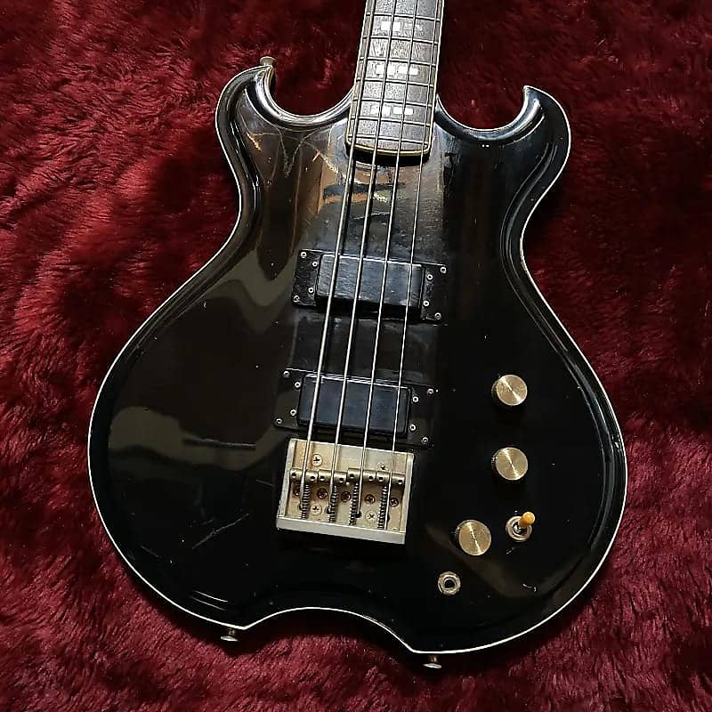 c.1980s Polytone/Kasuga Comtempo Bass Double Cuttaway MIJ | Reverb