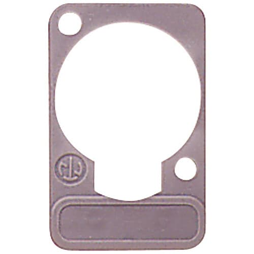 Neutrik D Series Panel Labeling Plate, Grey, DSS-GREY | Reverb