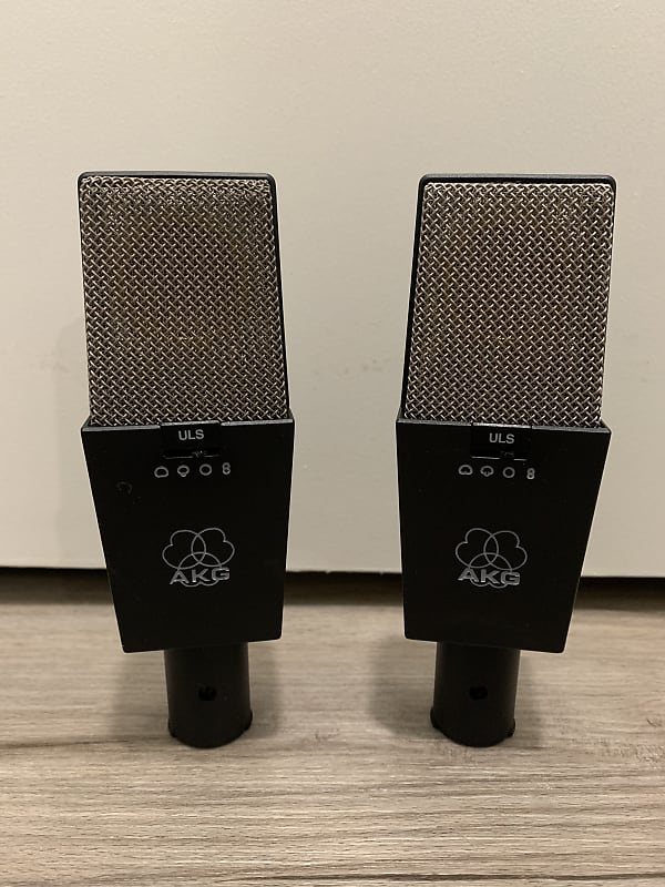 PAIR - AKG C414 B ULS Large Diaphragm Multipattern Condenser | Reverb