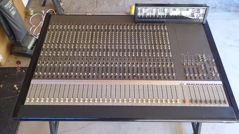 TASCAM M-3500 32 Channel Mixing Board w Power Supply & Table | Reverb