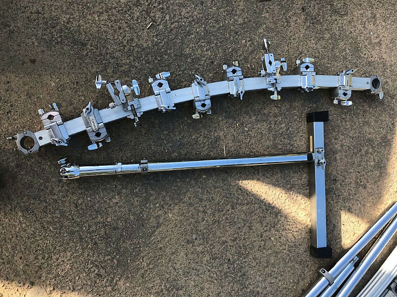 Pearl Icon Drum Rack Long Curved bar with Leg and Clamps!! | Reverb