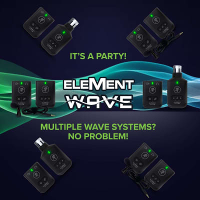 Mackie EleMent Wave XLR Wireless Microphone System | Reverb