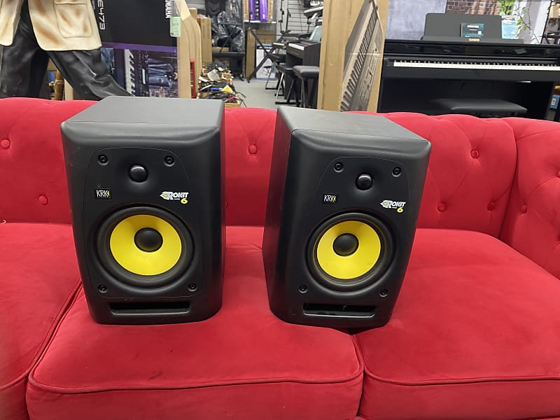 KRK Rokit 6 G2 Studio Monitor Pair - Black | Reverb