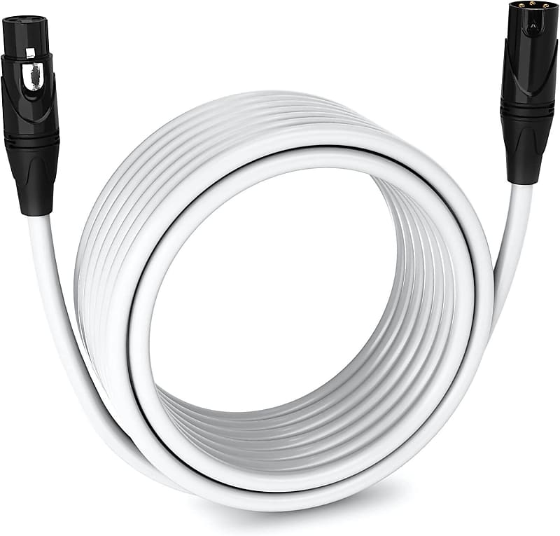 Microphone 30 feet XLR Cable, Male to Female, 3 Pin Mic | Reverb