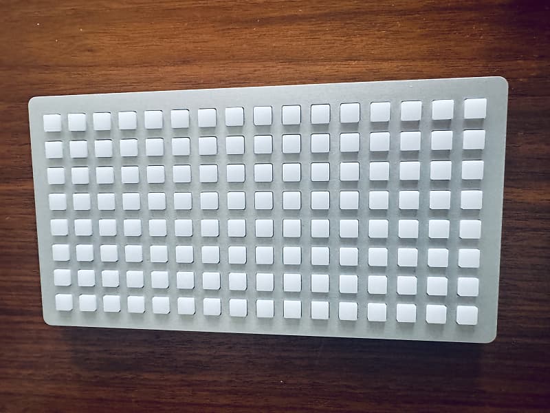 Monome Grid 128 2022 - silver / white lights | Reverb