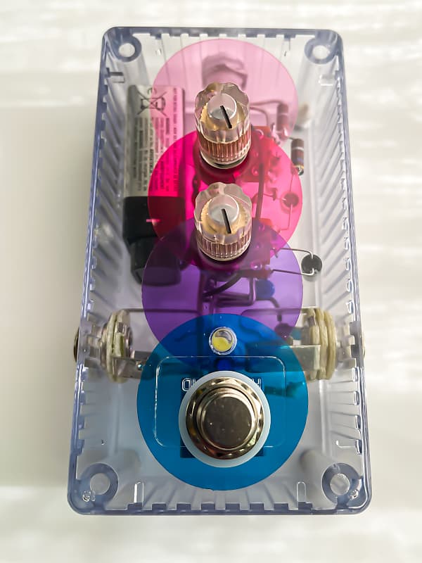 Little Noise The Aaronel Fuzz Clear Transparent Hardwired | Reverb
