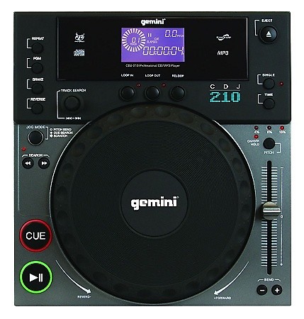 Gemini CDJ-210 Professional Tabletop CD/MP3 Player | Reverb