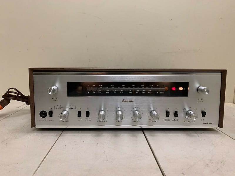 Sansui Model 500 Vintage Stereo Tube Amplifier Receiver | Reverb