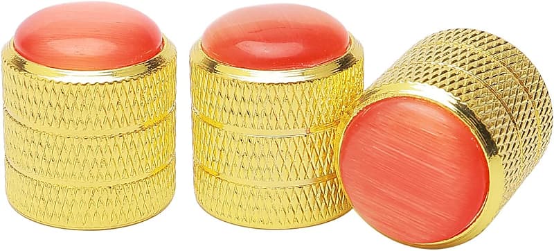 3PCS Gold Metal Guitar Speed Control Knobs Volume Tone | Reverb