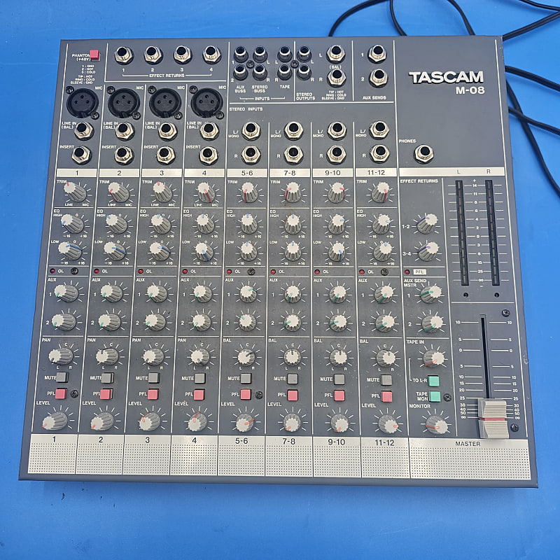 Tascam M-08 8 Channel Analog Mixer | Reverb
