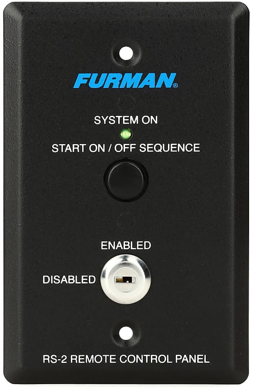 Furman RS-2 Key Switched Remote System Control Panel (3-pack) | Reverb