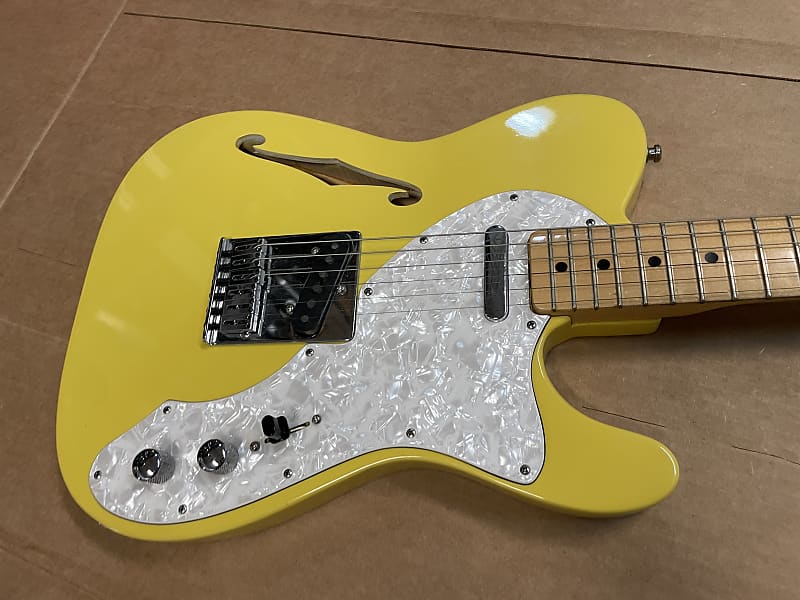 Fender Telecaster thinline neck aftermarket body 1972 | Reverb