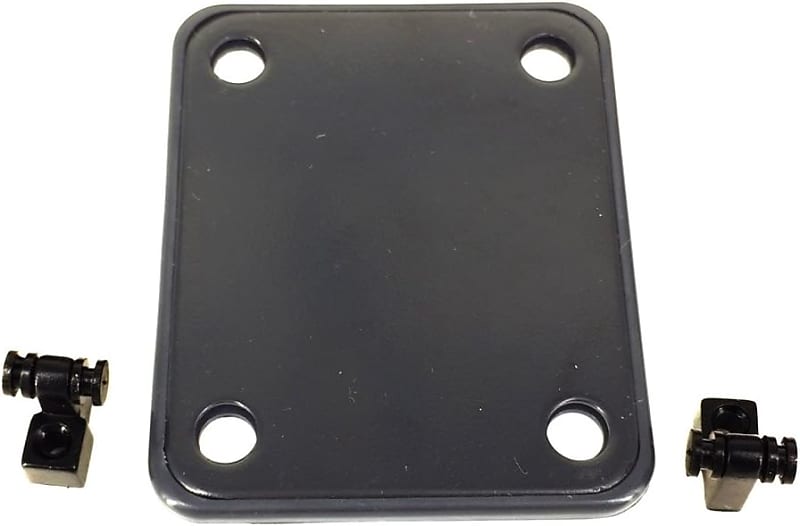 Black 4 Bolt Neck Plate Plain,Roller String Trees String Tree | Reverb