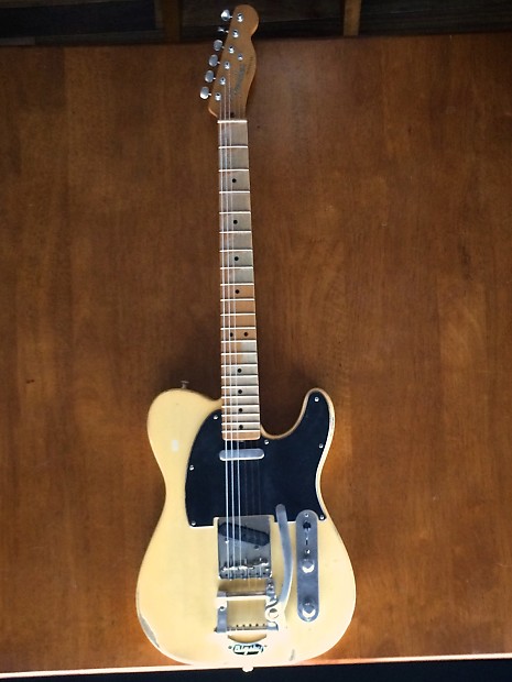 ROAD WORN '50S Telecaster MIM w/ Bigsby | Reverb