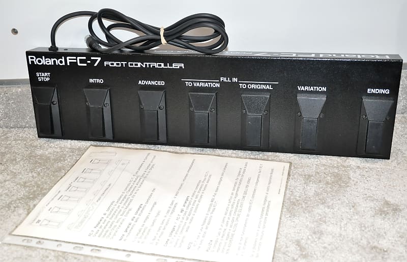 Roland FC-7 Midi Foot Controller Footswitch FC7 w/ | Reverb Australia