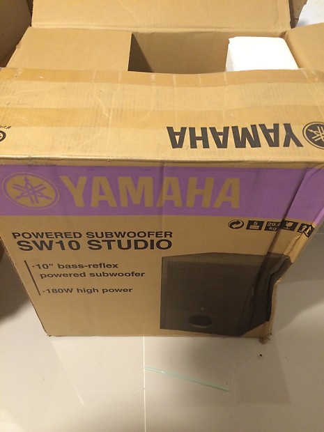 Yamaha SW10 2014 Black Studio Sub-Woofer | Reverb