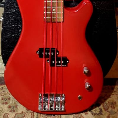 Samick Precision Bass, Seymour Duncan Q-pounders, DR Red | Reverb