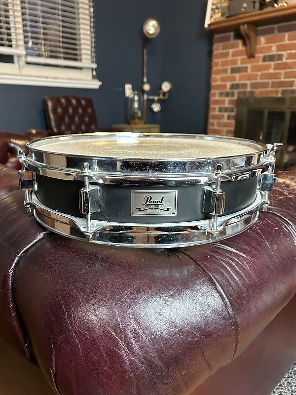 Pearl 90’s Piccolo Steel Shell snare drum 8 lug 3”x13” | Reverb