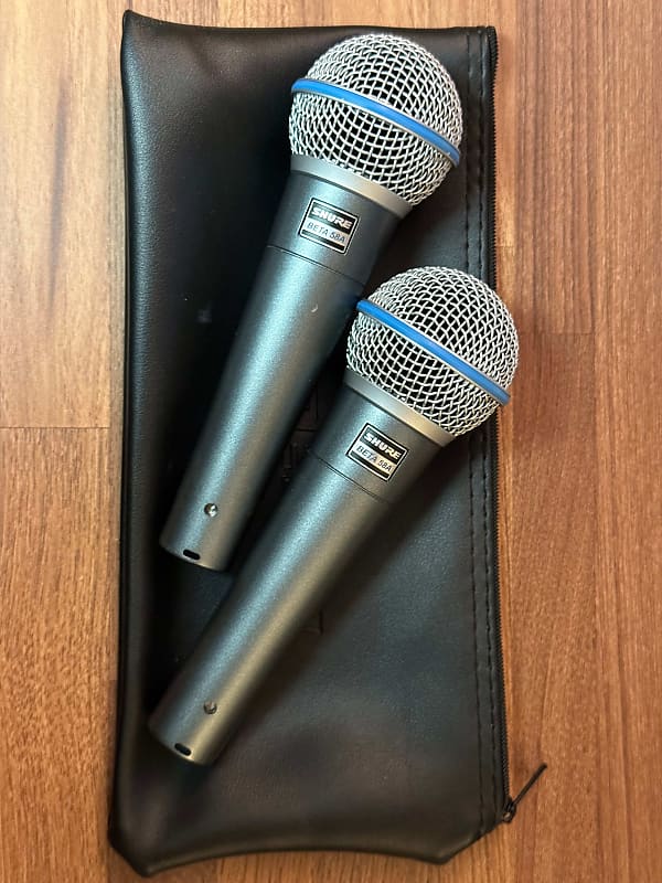 Shure BETA 58A Pair - Black | Reverb