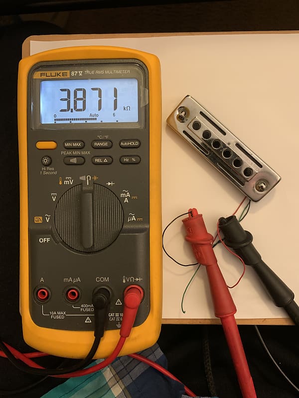 Teisco surface mount guitar pickup 3.871k | Reverb UK