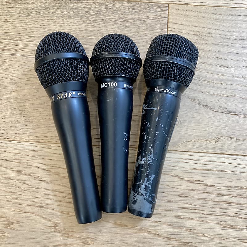 Lot of 3 Dynamic Microphones- Electro-Voice, Han Star | Reverb Canada