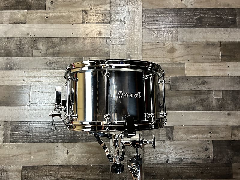 Dunnett 14x8 Classic Stainless Steel Snare Drum Polished | Reverb