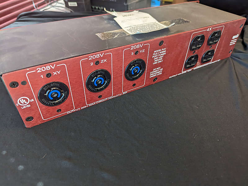 Whirlwind Rack Mount PLR2-J Power Distro 2020s - Red | Reverb