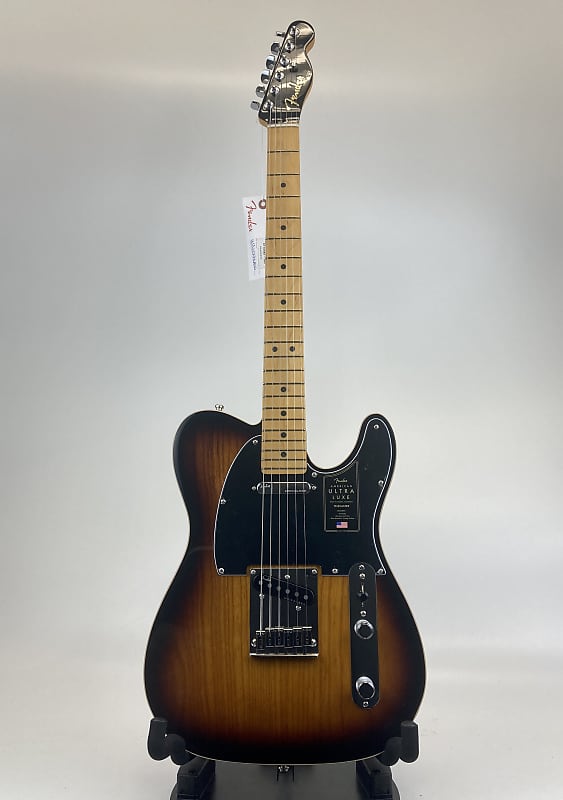 Fender American Ultra Luxe Telecaster 2021 2-Color Sunburst | Reverb