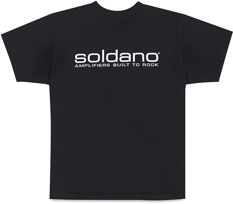 Soldano "Amplifiers Built To Rock" T-shirt - X-Large | Reverb