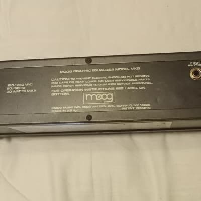 MOOG 10 BAND EQUALIZER (VINTAGE) MOOG 10 BAND EQUALIZER | Reverb